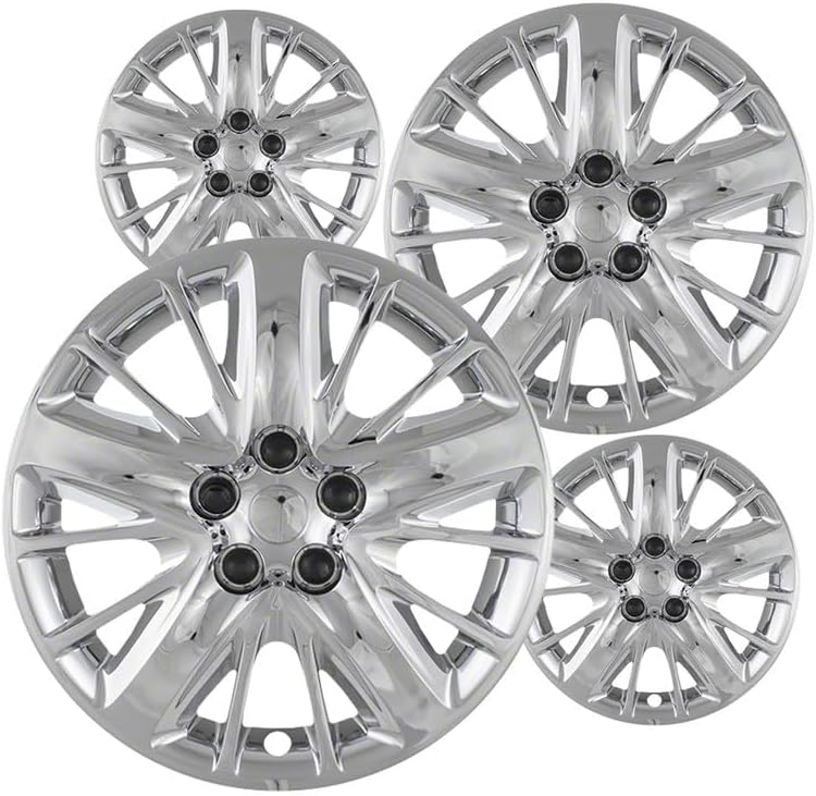 Amazon.com: Fuel Rider 18 inch Chrome ABS Hubcap Wheel Covers ...