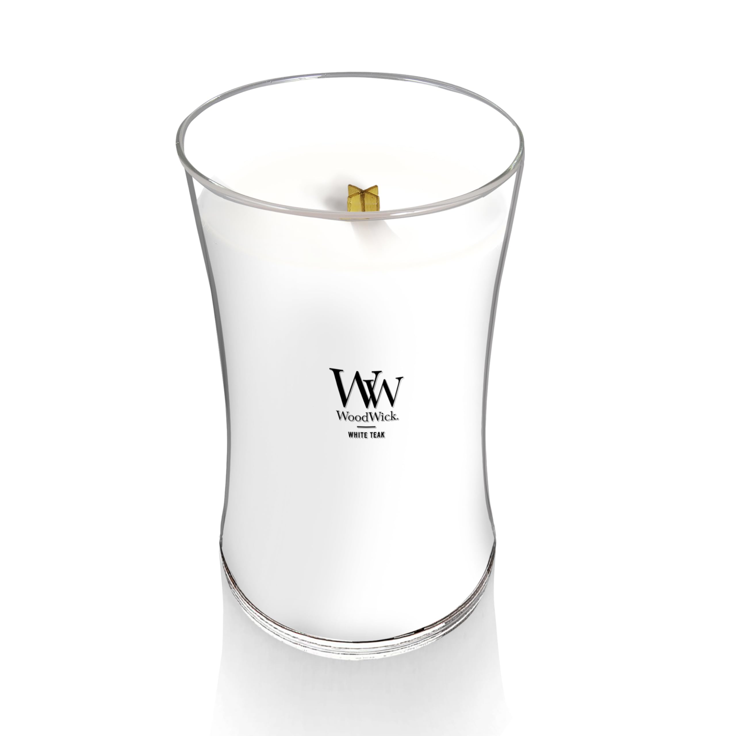 Snapklik.com : WoodWick Large Hourglass Candle In White Teak Premium ...