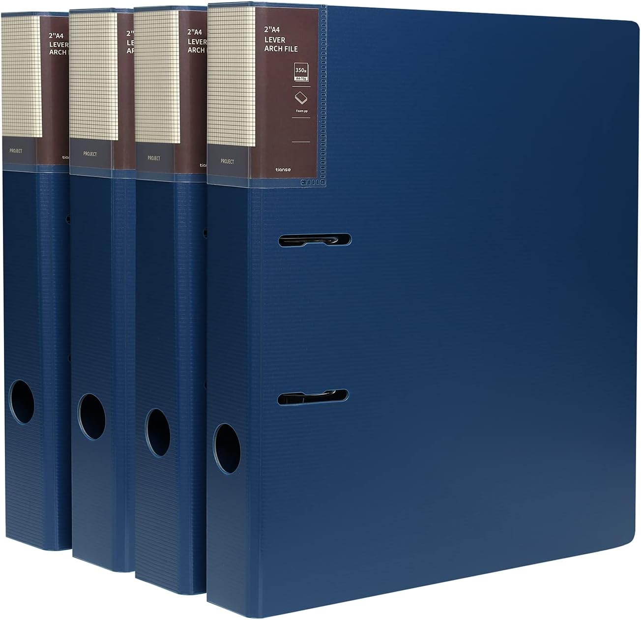 Rössler Soho A4 85mm Lever Arch File Spine - Navy Blue : Amazon.co.uk ...