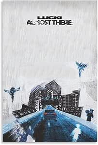Amazon.com: IVNE HY5V Lucki Almost There 3 Canvas Poster Wall ...