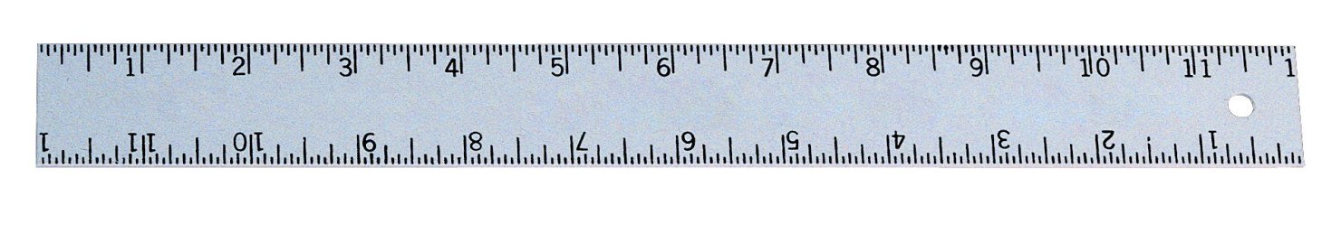 Snapklik.com : Mayes Hard Aluminum Ruler