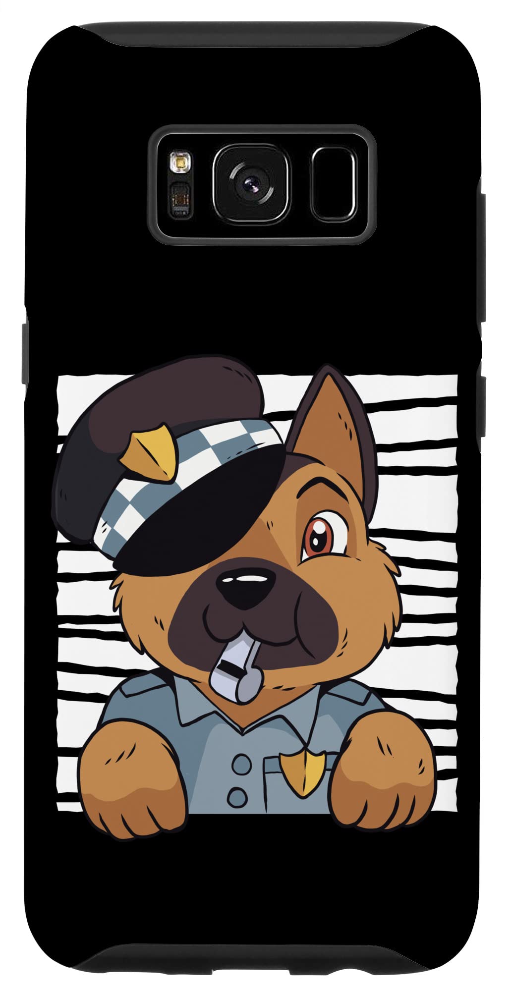 Police Officer Dog Cartoon