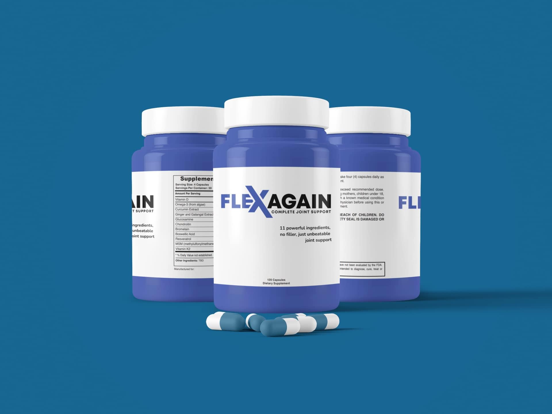 Amazon.com: FlexAgain - Fully Comprehensive Joint Support - 120 ...