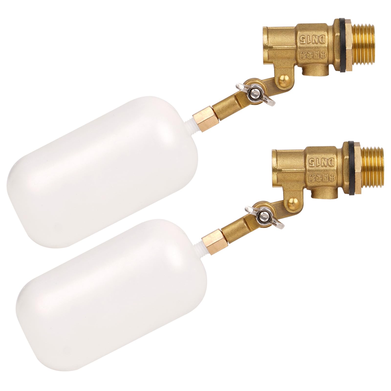Buy 1/2 inch Brass Float Valve Small Water Float Ball Valve with ...