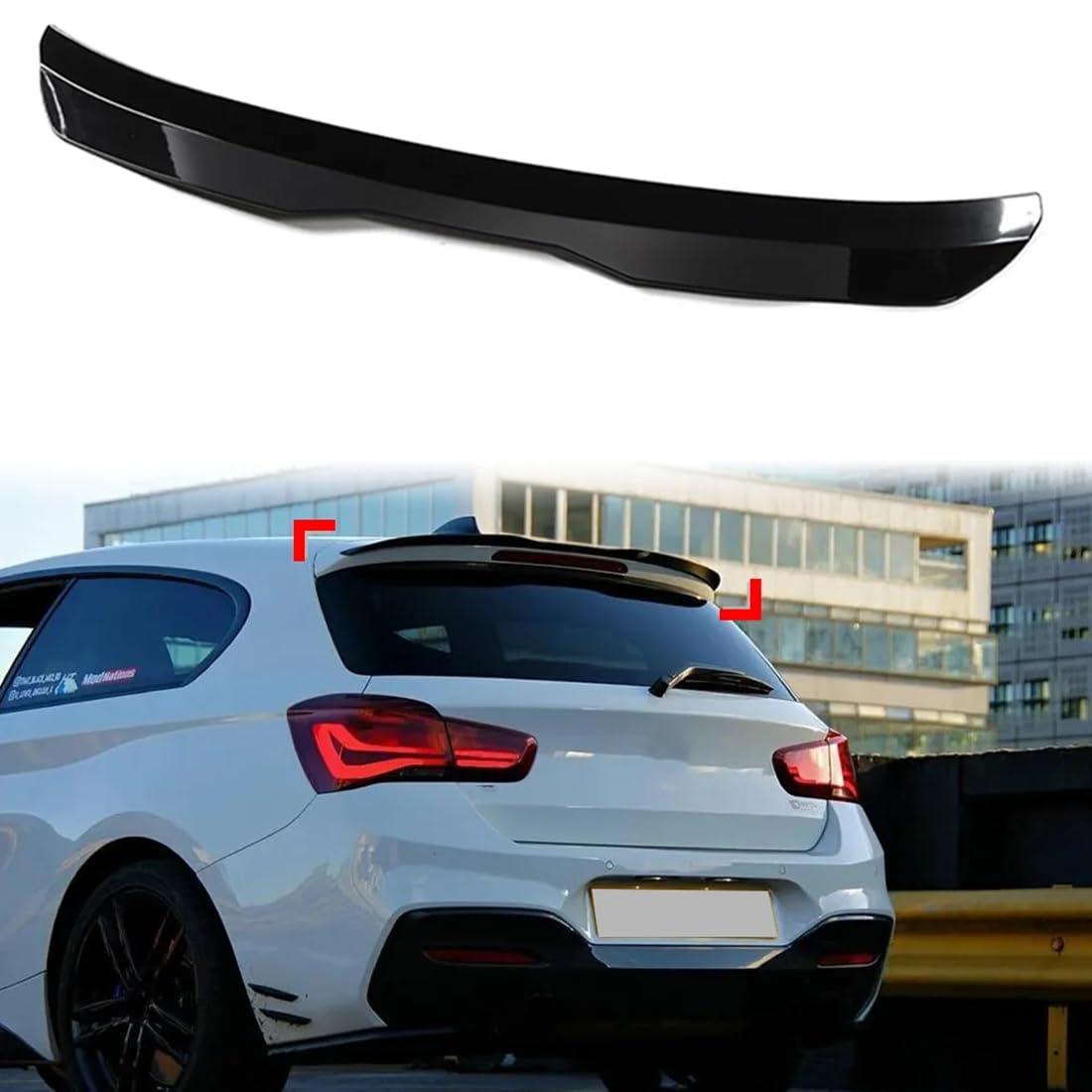 Pejlhk Car Rear Roof Spoiler For Bmw 1 Series F20 | Desertcart INDIA