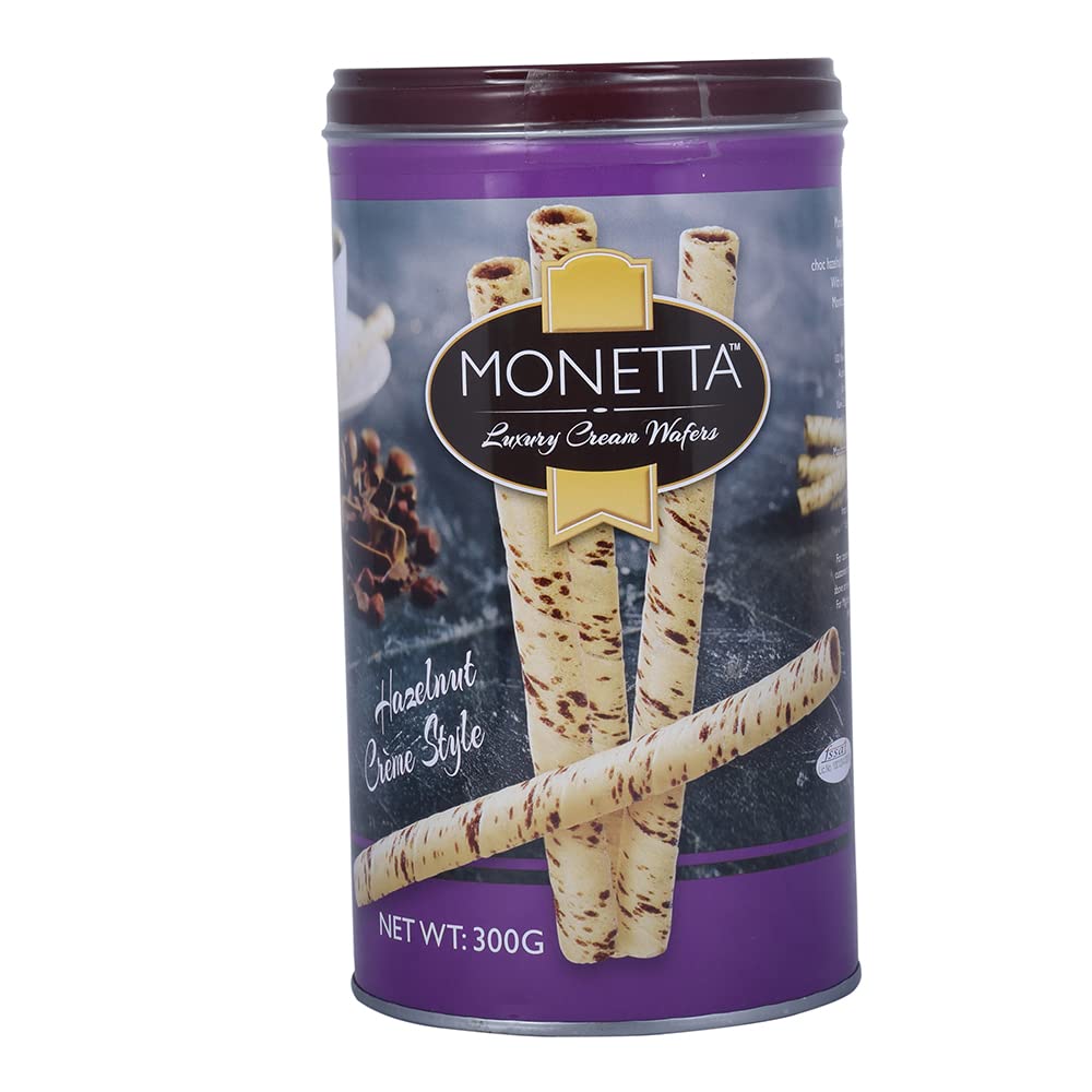 Monetta Hazelnut Wafer Sticks 300 gm : Amazon.in: Grocery & Gourmet Foods