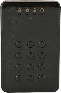 Bewinner Encrypted Hard Drive Enclosure, USB 3.0 Portable Secure Hard ...