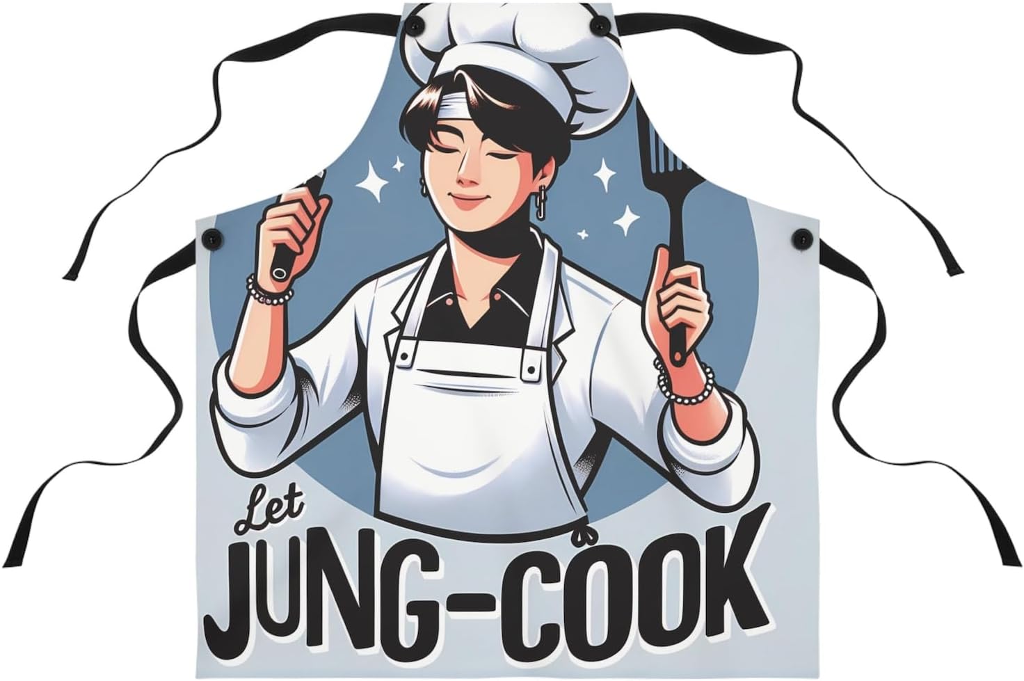 Amazon.com: Let Jung-Cook: BTS Jungkook Inspired Large Apron – Durable ...