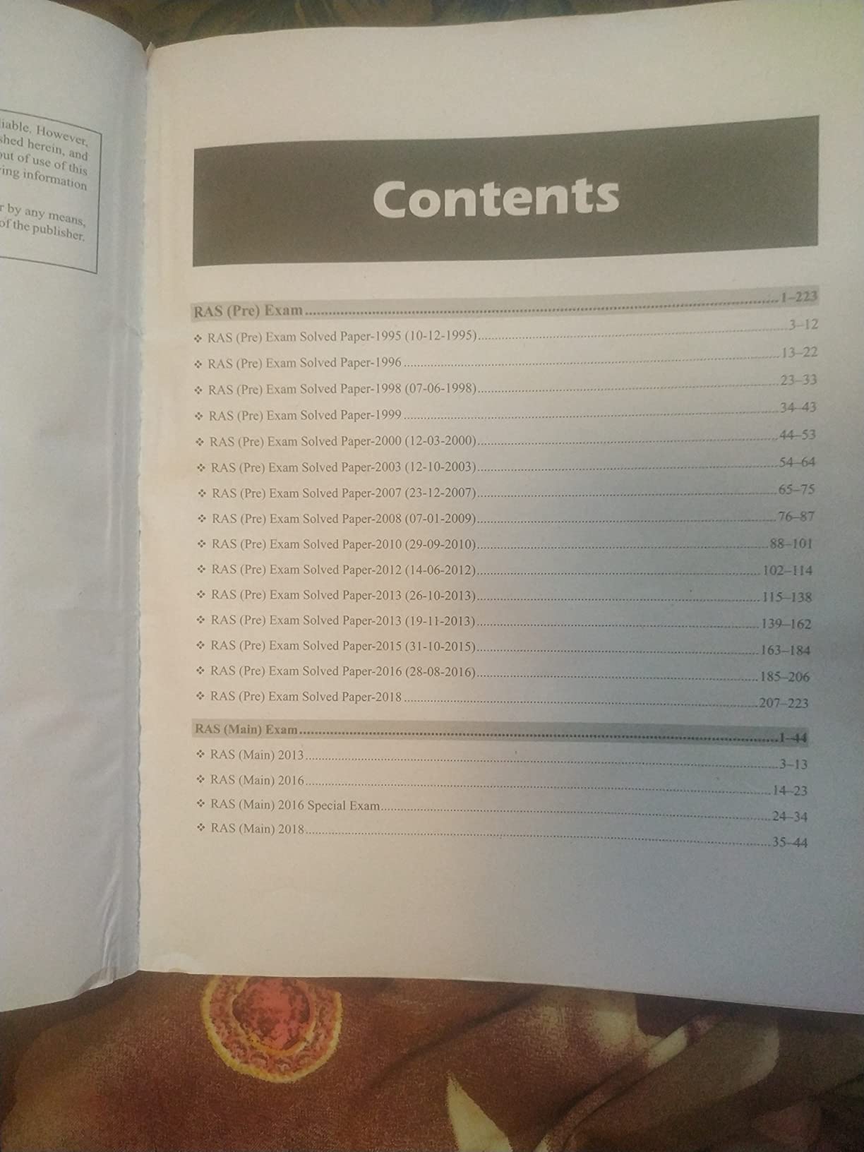 Buy RPSC Rajasthan Public Service Commission RAS/RTS Preliminary ...