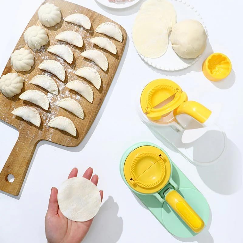 Buy THE LUXURY CART 3 in 1 Momos Maker, Dumpling Maker, Gujiya Maker ...