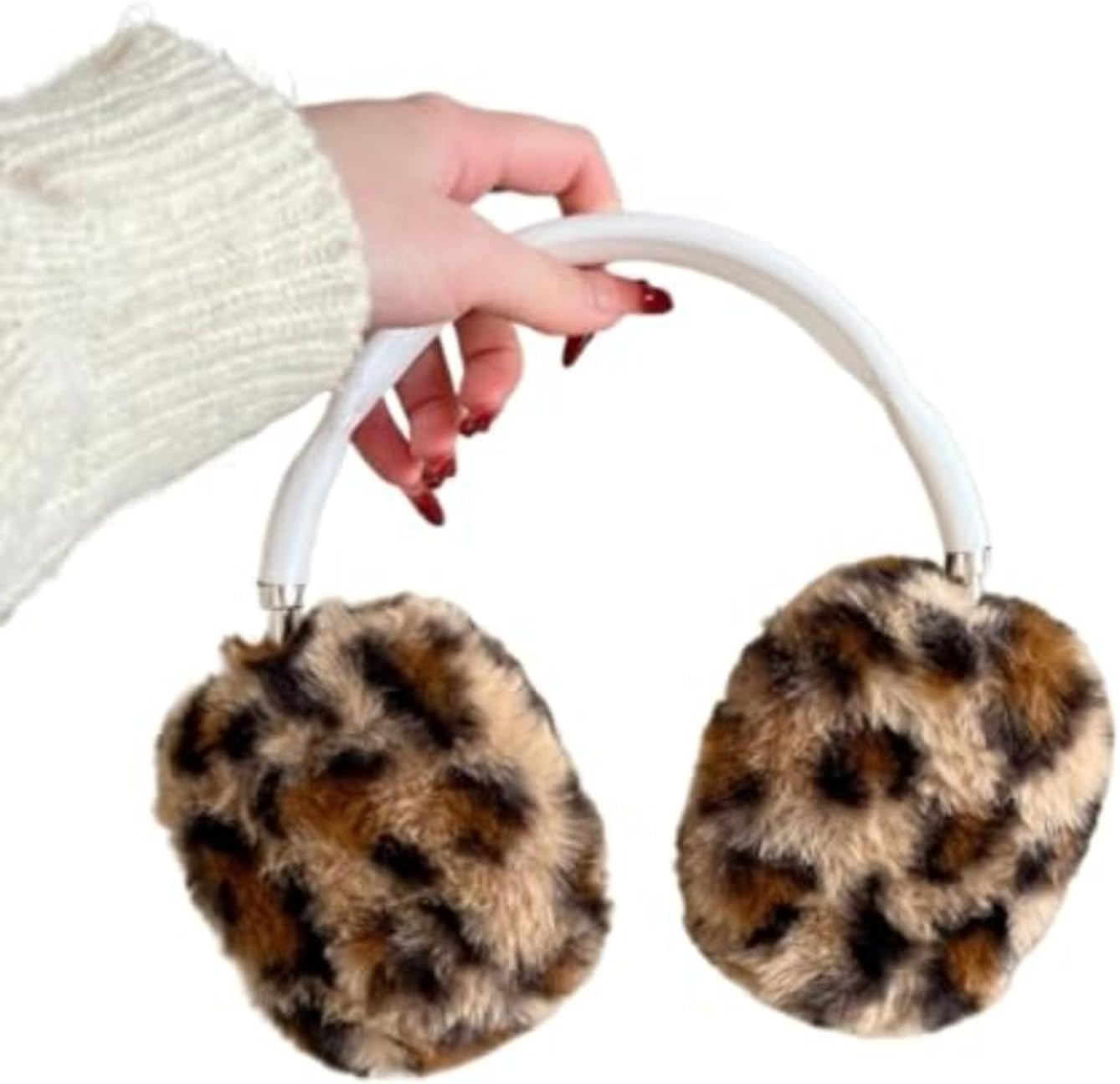 Amazon.com: Mtlinasea Plush Fur Ear Covers for AirPods Max, Protective ...