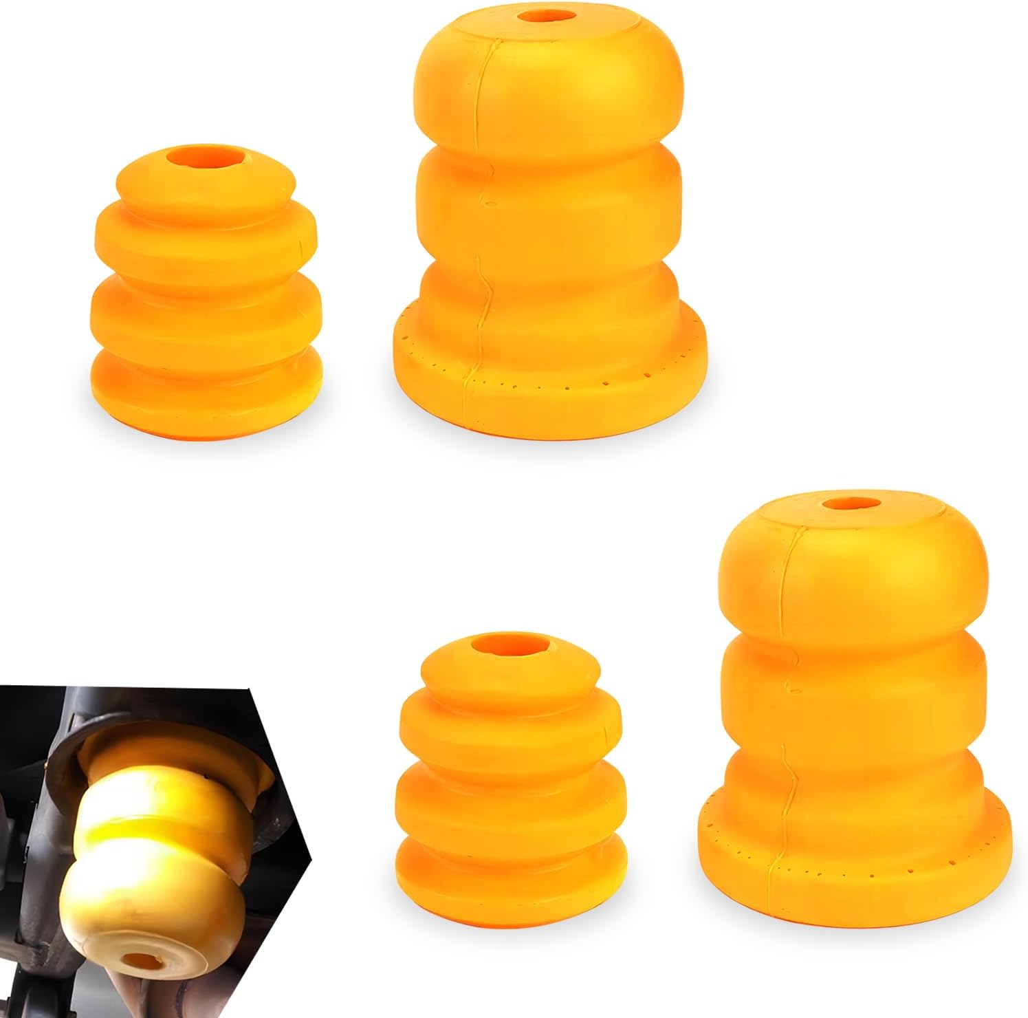 Amazon.com: ZBGUN 4 PCS Car Control Arm Bumper Shock Absorbing Buffer ...