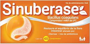 Sinuberase Probióticos Bacillus Coagulans 1 millón UFC 48 comprimidos ...