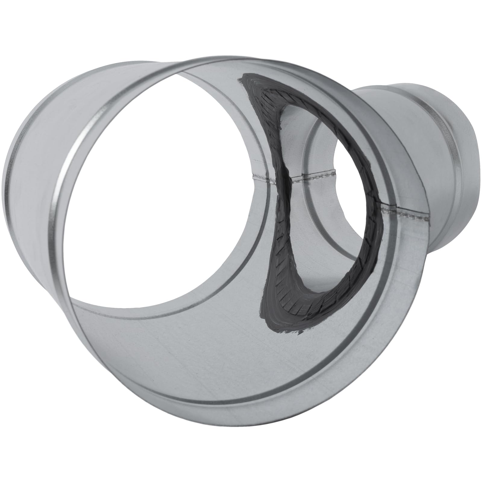 Snapklik.com : 8" Inch To 6" Inch Branch Wye-Shape Ducting Splitter ...