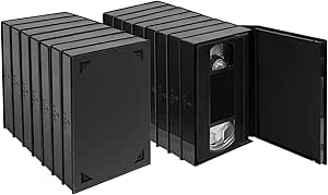 Amazon.com: BOATISLE 15 Pack VHS Album Case, Black VHS Tape Protector ...