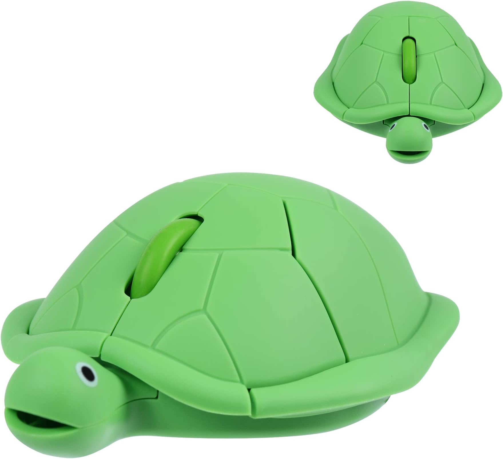 Amazon.com: Wireless Mouse,Cute Animal Green Turtle Shape Portable ...