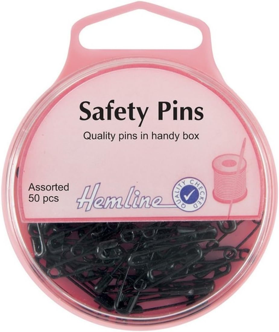 Amazon.com: Hemline Safety Pins - Black - Assorted Sizes