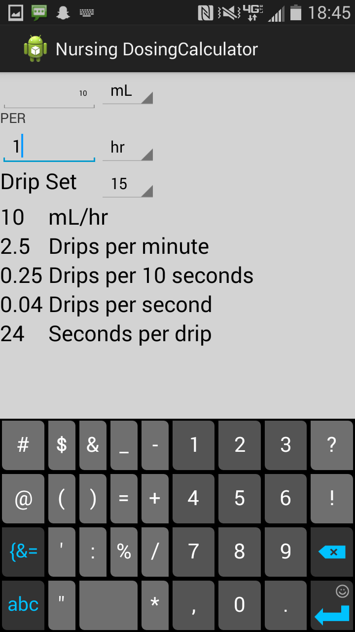 Nursing Calculator - App on Amazon Appstore