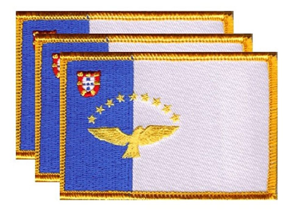 Amazon.com: Pack of 3 Country Flag Patches 3.50" x 2.25", Three ...