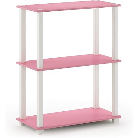 Amazon.com: Furinno Turn-N-Tube 3-Tier Compact Multipurpose Shelf ...