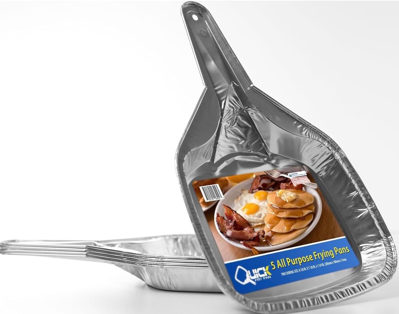 Amazon.com: Disposable Aluminum Foil Frying Pans with Heat-Resistant ...