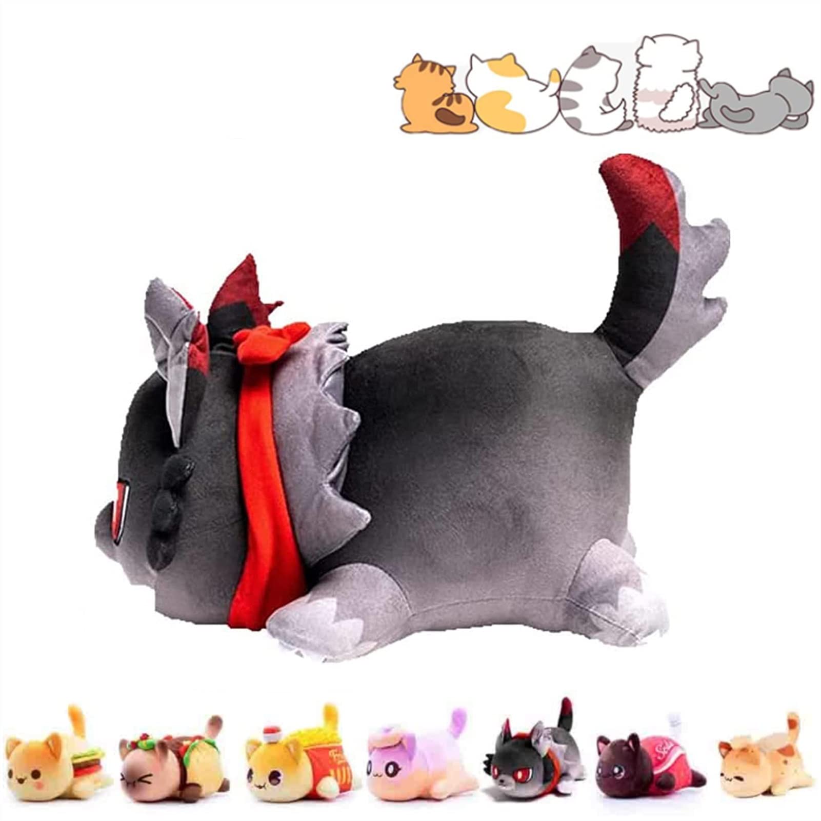 Buy SHUIZHUYU Meemeows Cat Food Plushies,Aphmau Plushies Cat Meow Meow ...