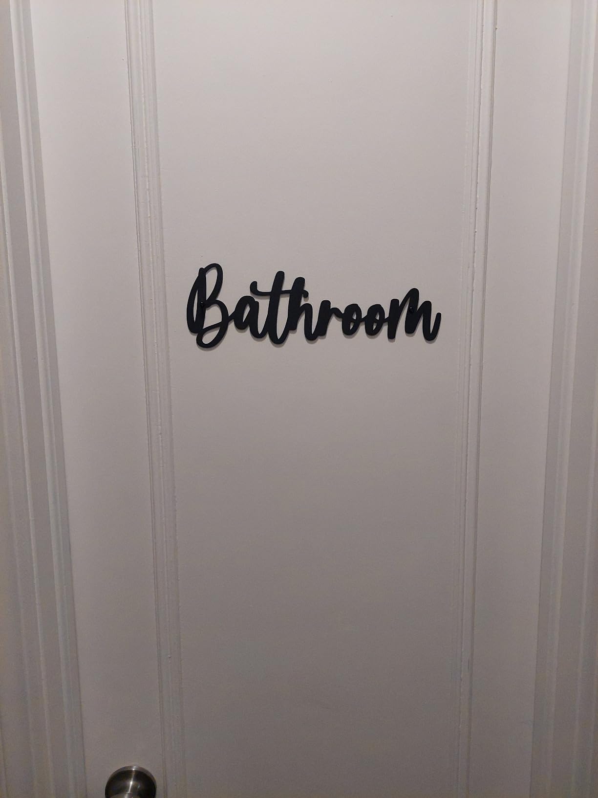 Amazon.com: Bathroom Decor Bathroom Metal Sign Plaque Wall Arts ...