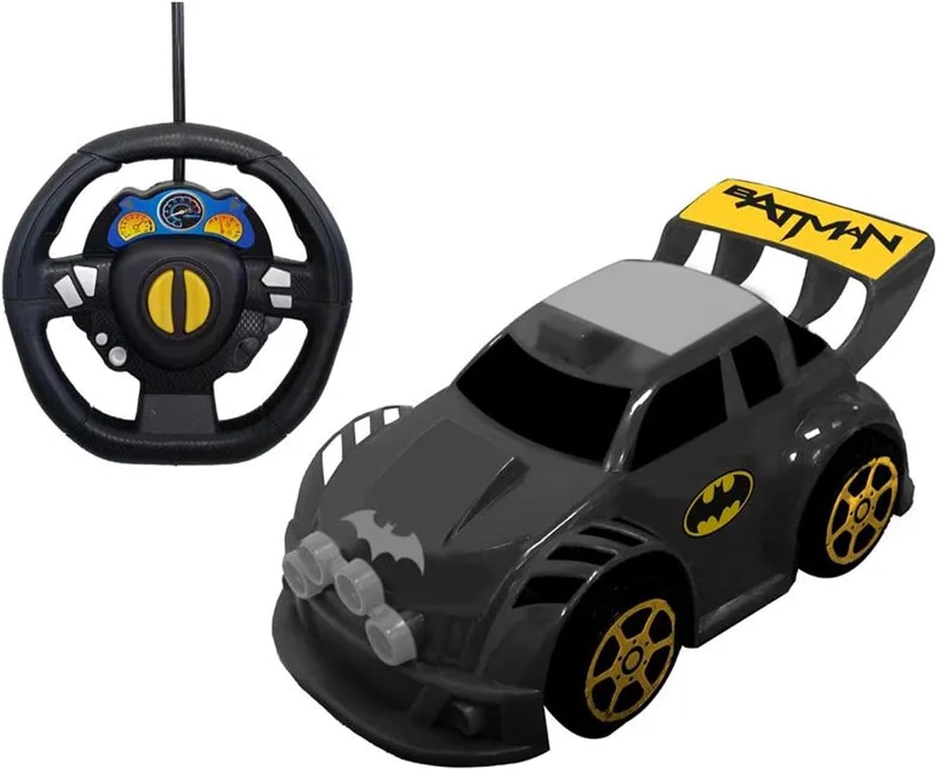 Veiculo Radio Controle 3 Funções Auto Racing Batman - Candide - com ...