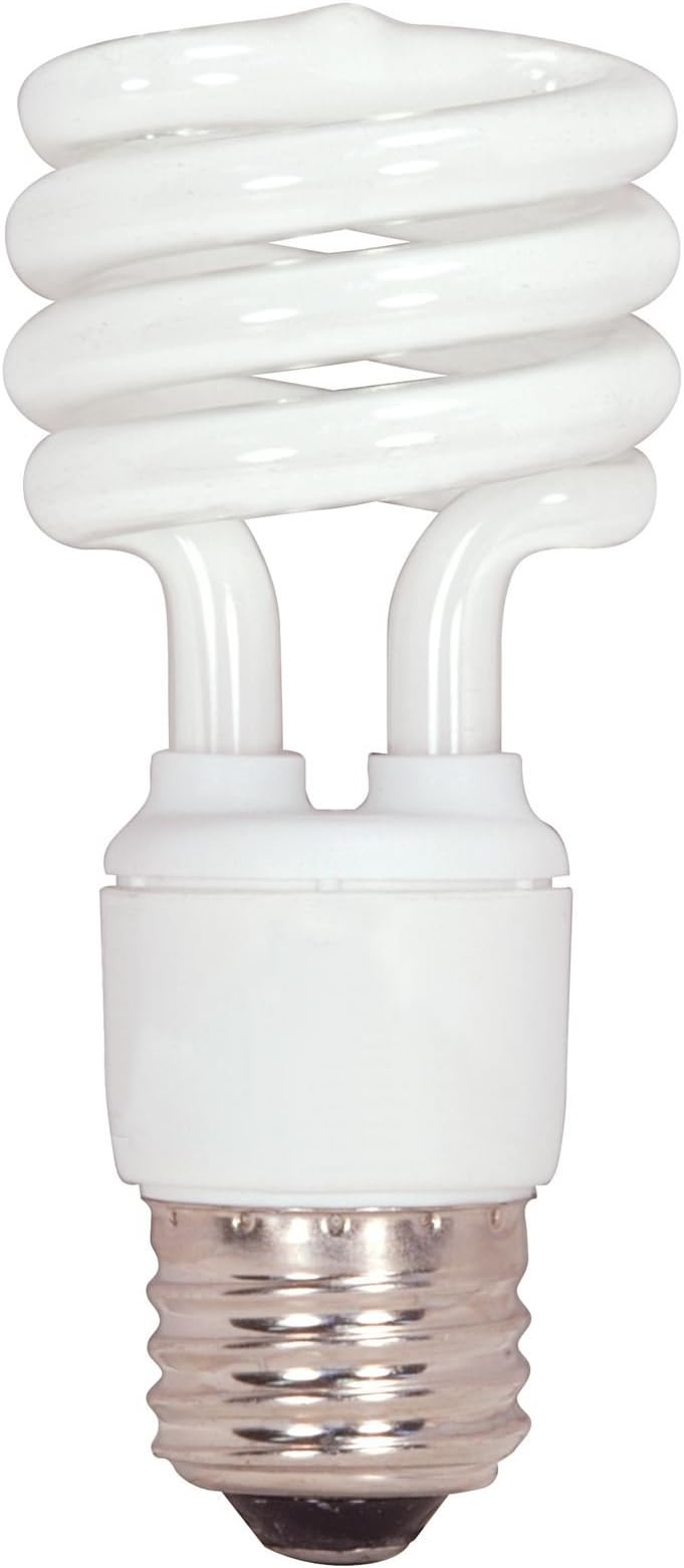 SATCO S7217 13 Watt 120 Volt Mini Spiral Compact Fluorescent Bulb ...