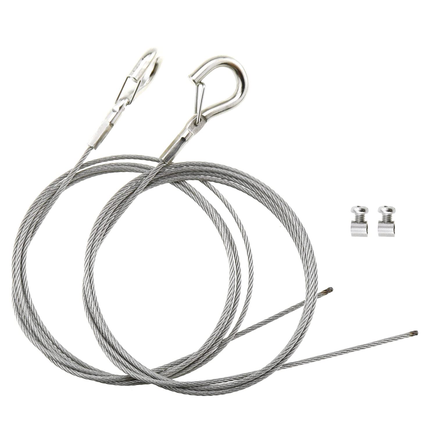 Amazon.com: Gate Latch Cable Pull MEETOOT 2pcs 3.28ft Stainless Steel ...