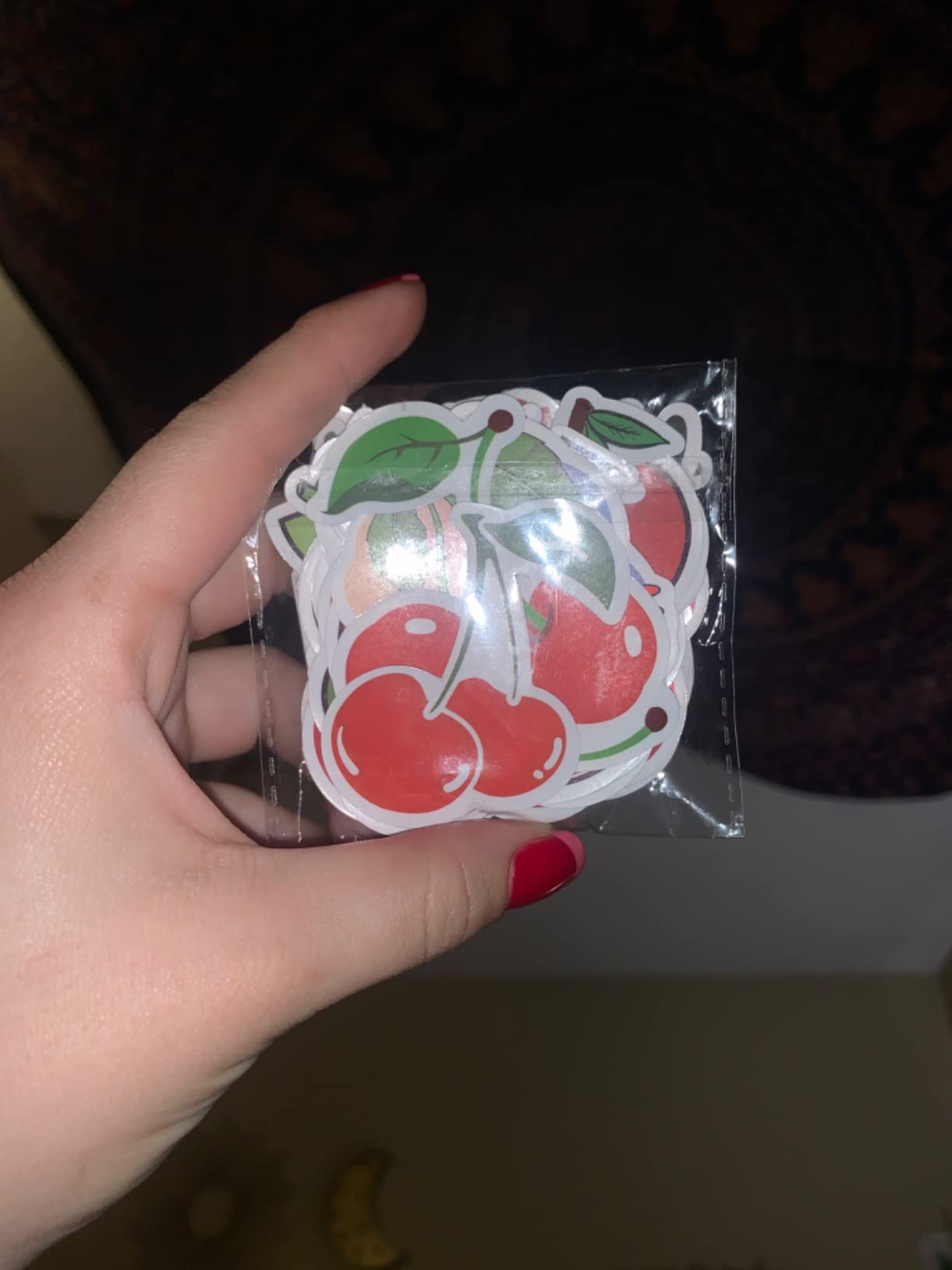Amazon.com: 50pcs Cherry Stickers for Water Bottles, Cute Fruits ...