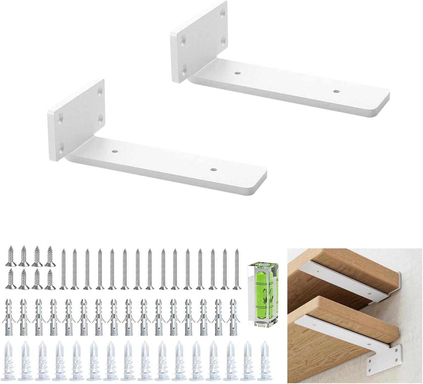 Staffe per mensole resistenti 15 cm/6 pollici, spessore 5 mm ...