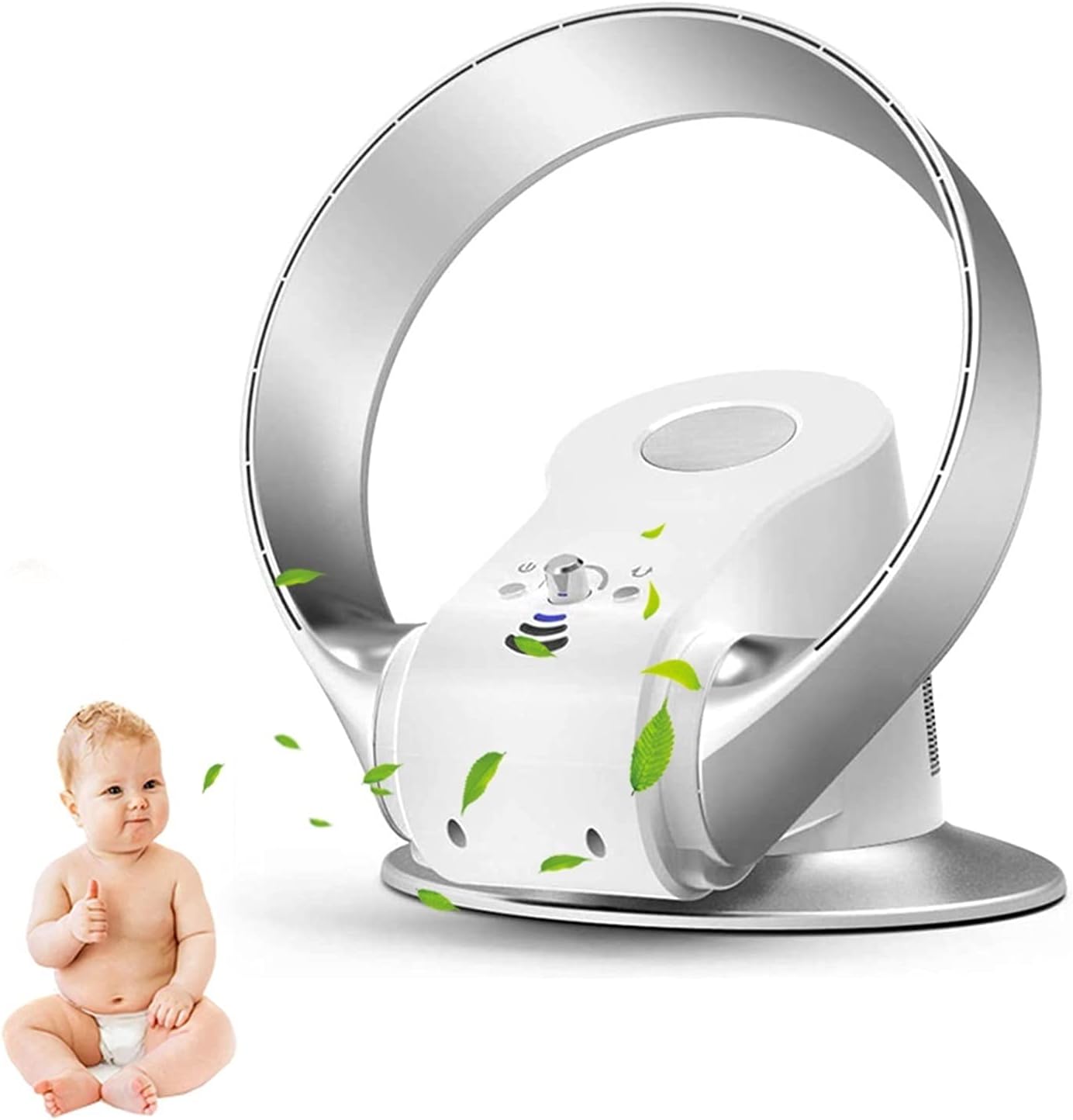 Amazon.com: EMAIGE Oscillating Wall Mounted Air Cool Fan,Desk Fan ...