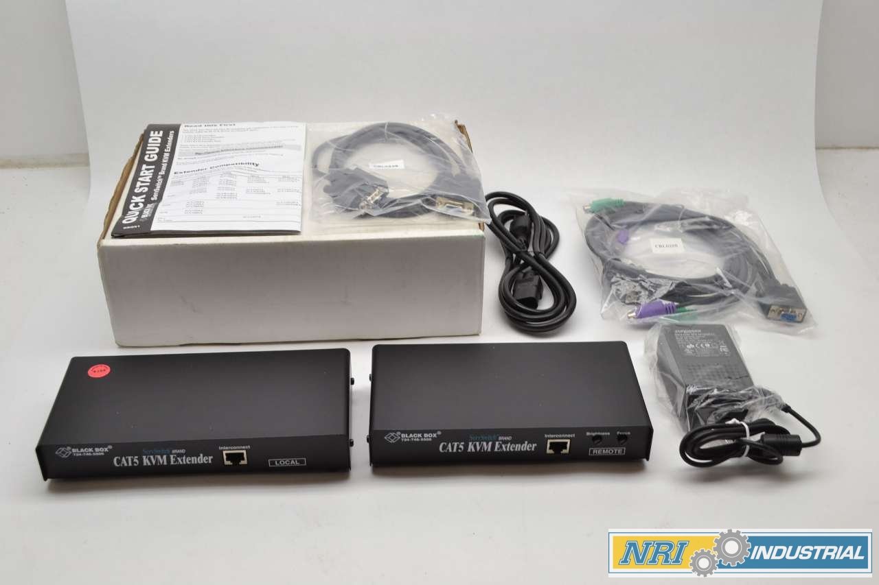 Amazon.com: BLACK BOX ACU1008A CAT5 KVM Extender Module Dual Serial ...