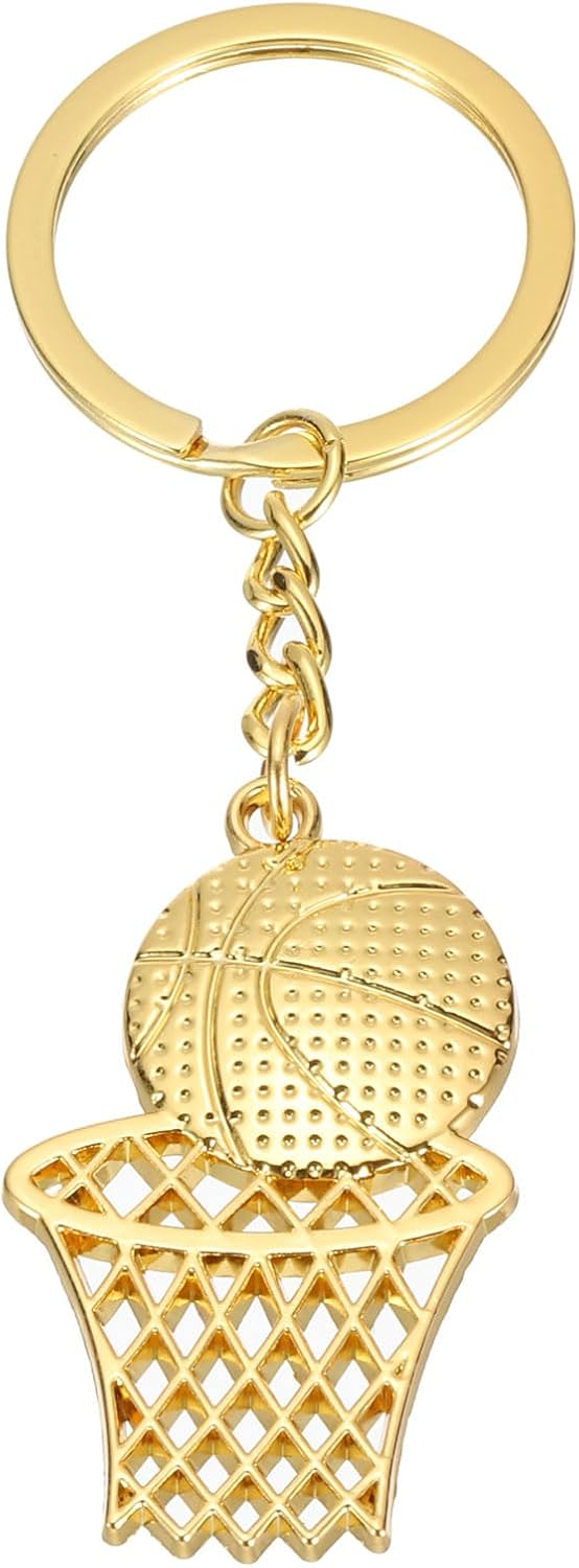 PATIKIL Basketball Hoop Keychain, Mini Cute Sports Basketball Key Chain ...