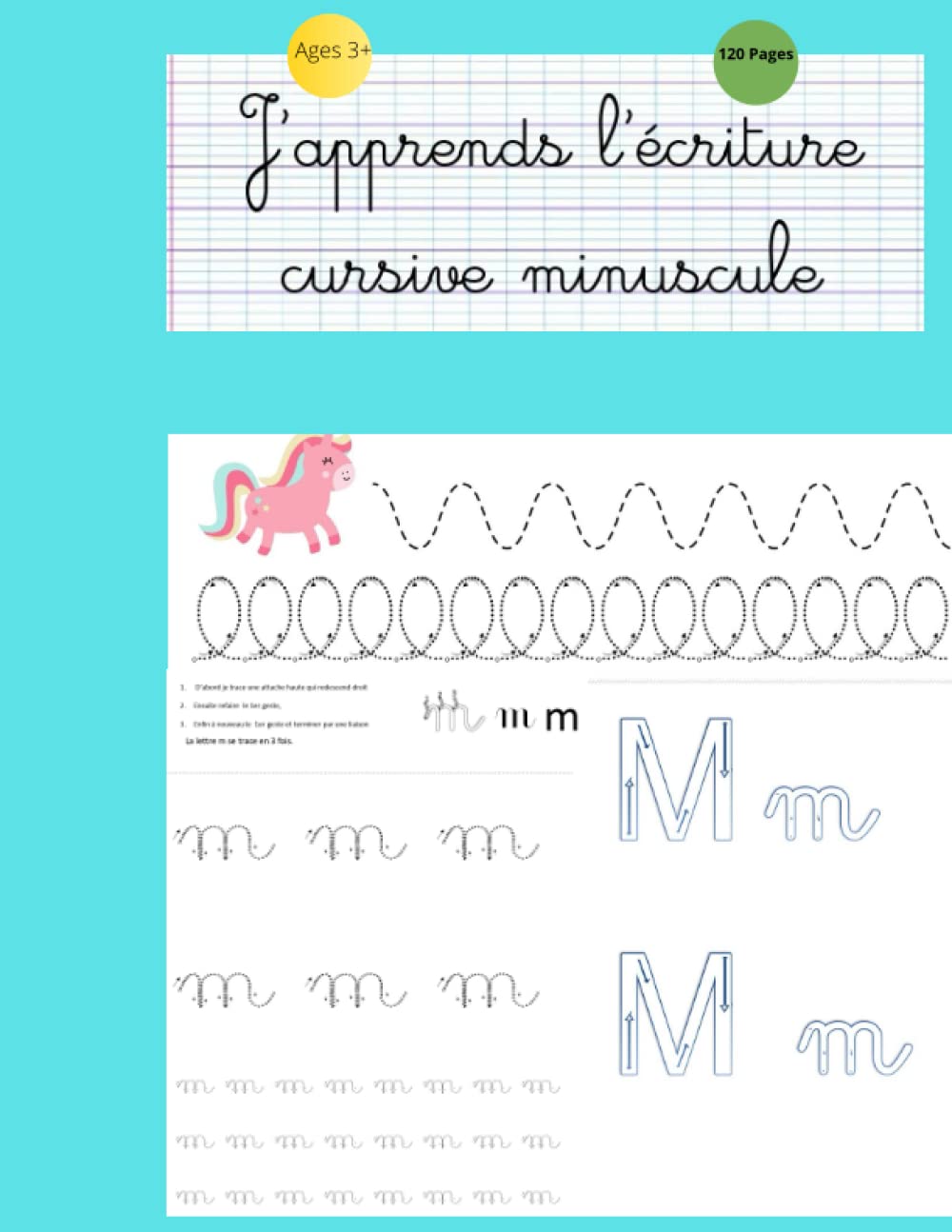 Buy J'apprends l'écriture cursive minuscule: Apprendre à écrire les ...