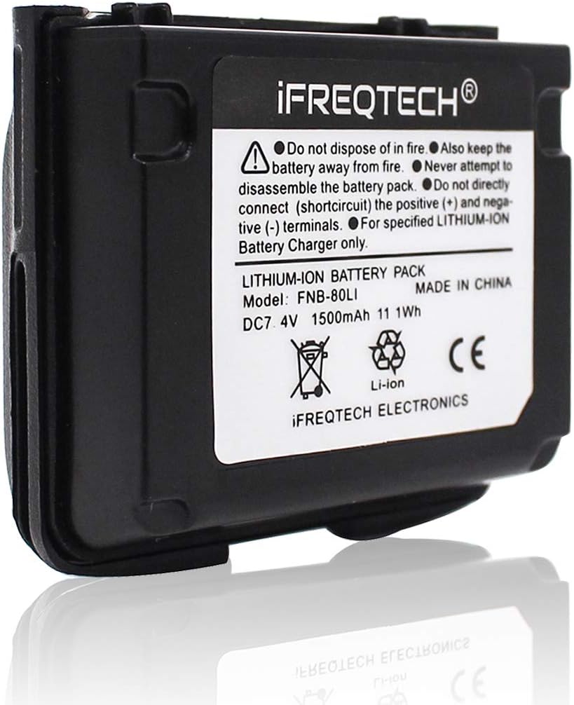 Amazon.com: IFREQTECH Battery for VX-5R VX-6R VX-7R VXA-710 HX460 HX470 ...
