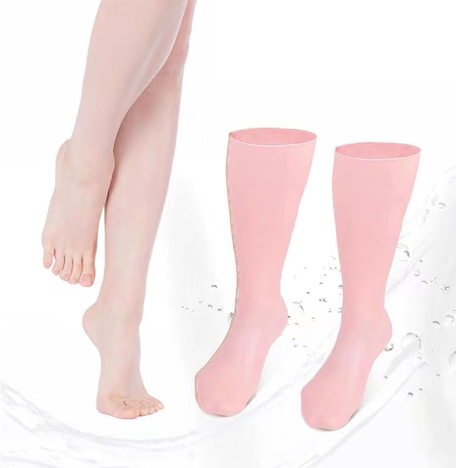 Amazon.com : 2Pairs Moisturizing Socks - Gel Socks for Dry Cracked Feet ...