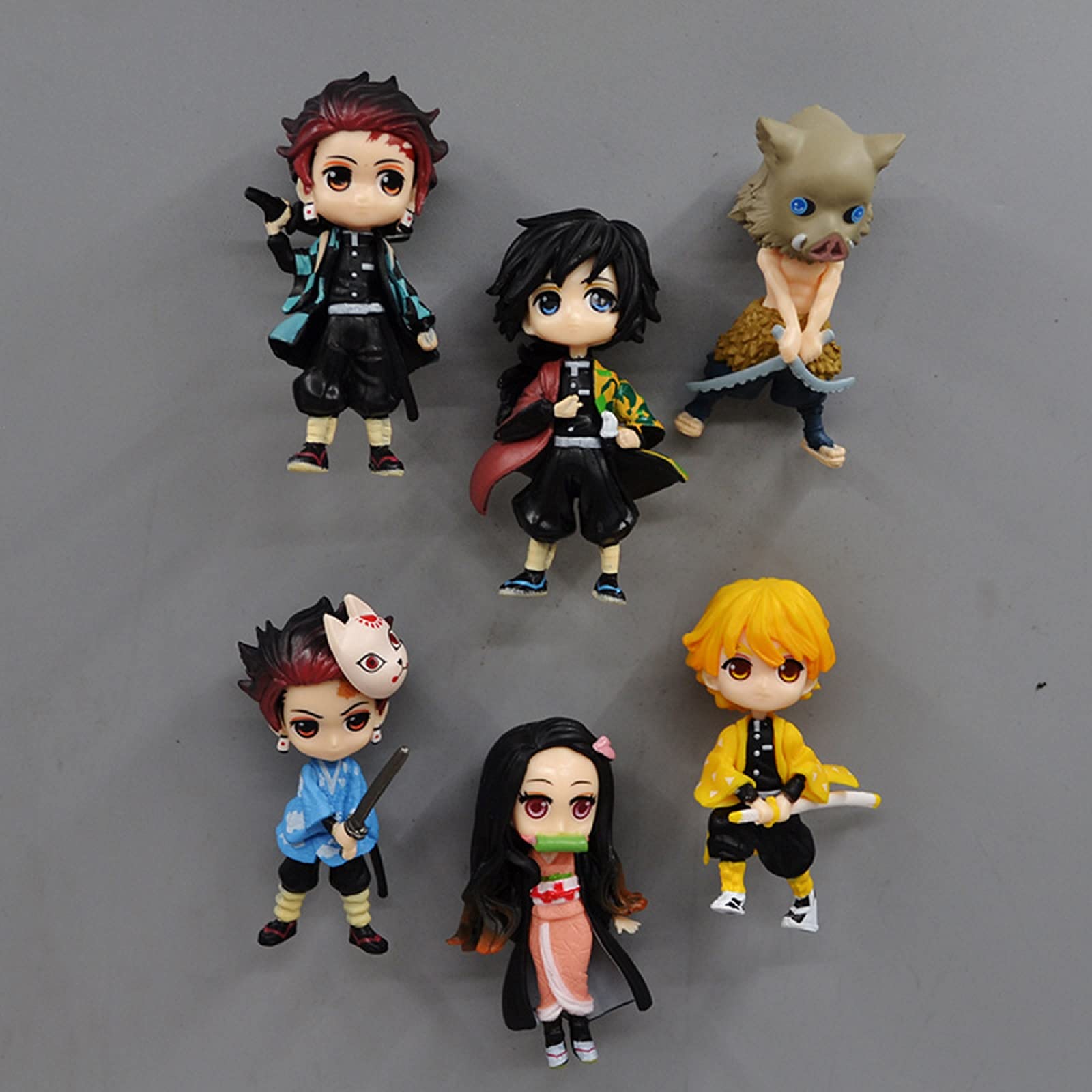 Buy DHSPKN Demon Slayer Fridge Magnets Anime Cosplay Kimetsu No Yaiba ...