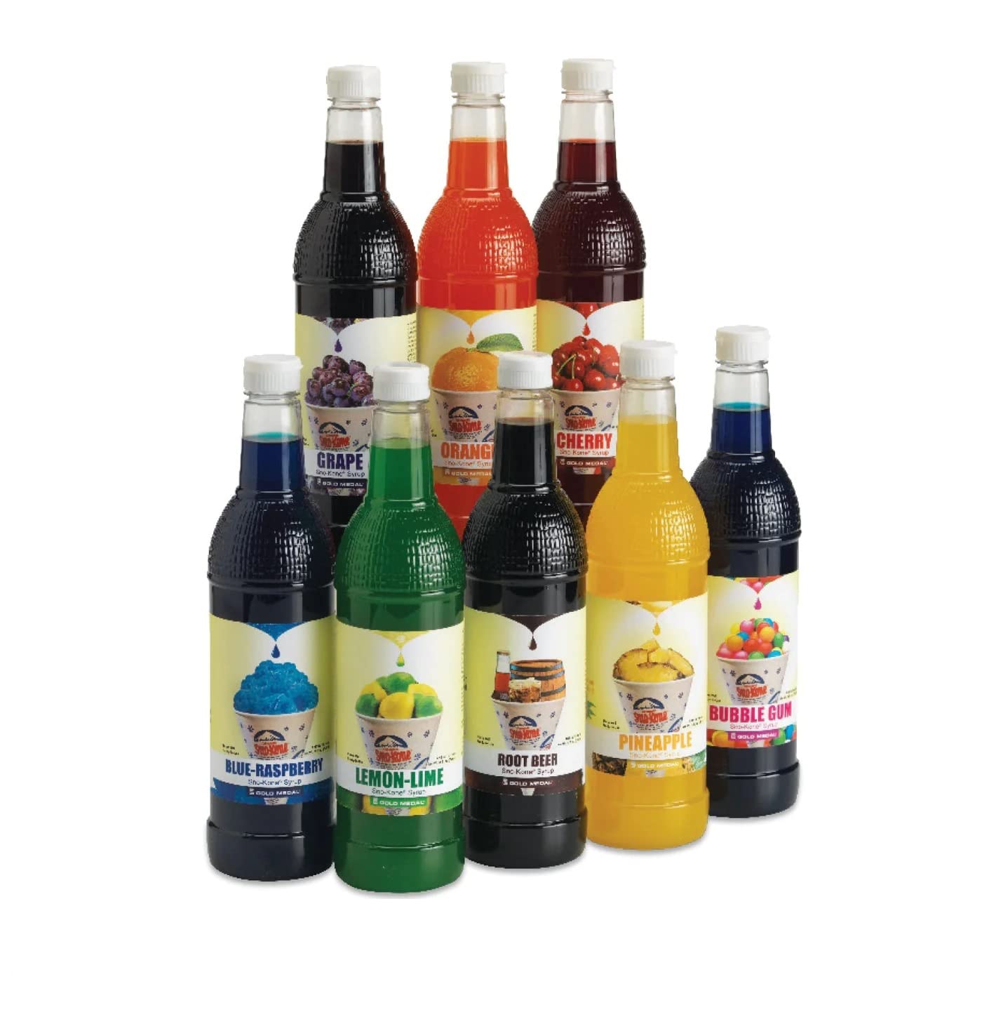 Amazon.com : Oasis Supply Snow Cone Syrup, Sno-Treat, 25 Fl Oz per ...
