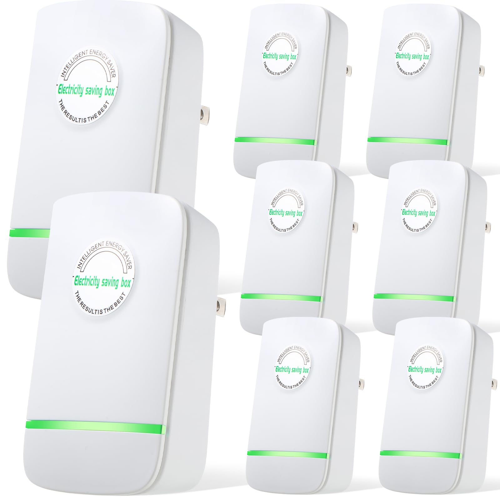 Snapklik.com : 8 Pcs Energy Saver Device, Electricity Power Saving Box ...