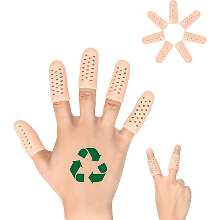 Amazon.com: Gel Finger Cots, Finger Protector Support(14 PCS) New ...