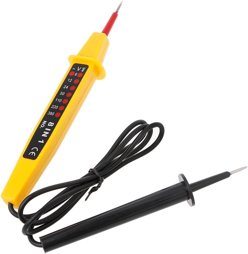 8 in 1 Auto Electrical Pen Detector Tester Voltage AC DC 6-500V ...