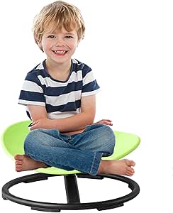 Amazon.co.jp: Kids Swivel Chair Autism, Sensory Carousel Swivel Chair ...