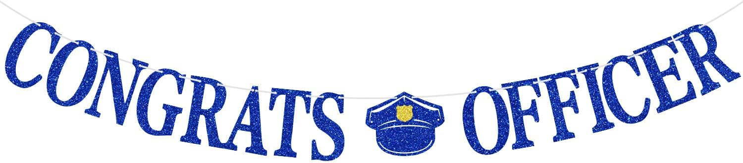 Amazon.com: Congrats Officer Banner, Officer Grad Sign, Police Academy Graduate, Class of 2025 ...