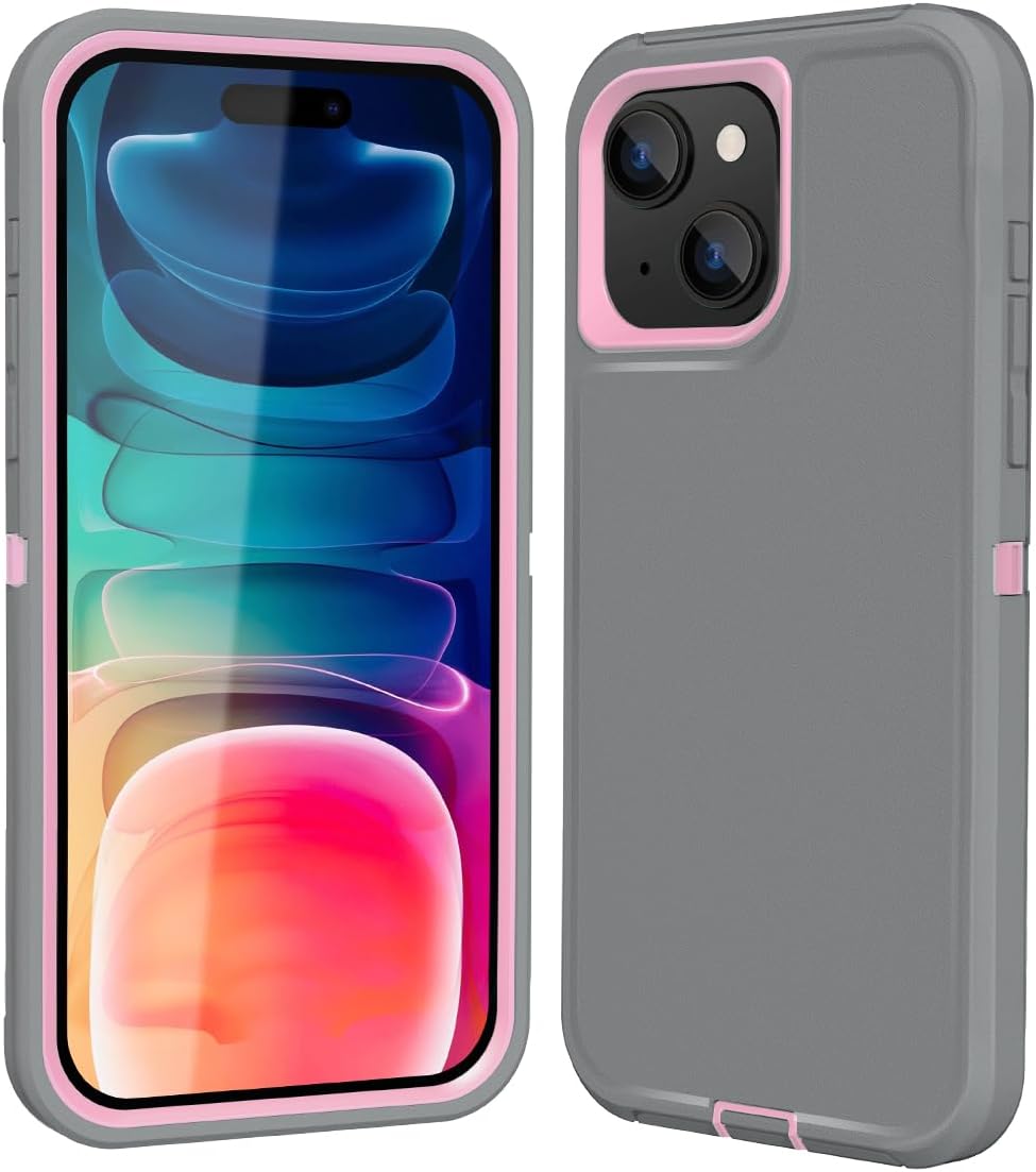 Amazon.com: Annymall for iPhone 14 Plus Clear Case with 2 Screen ...