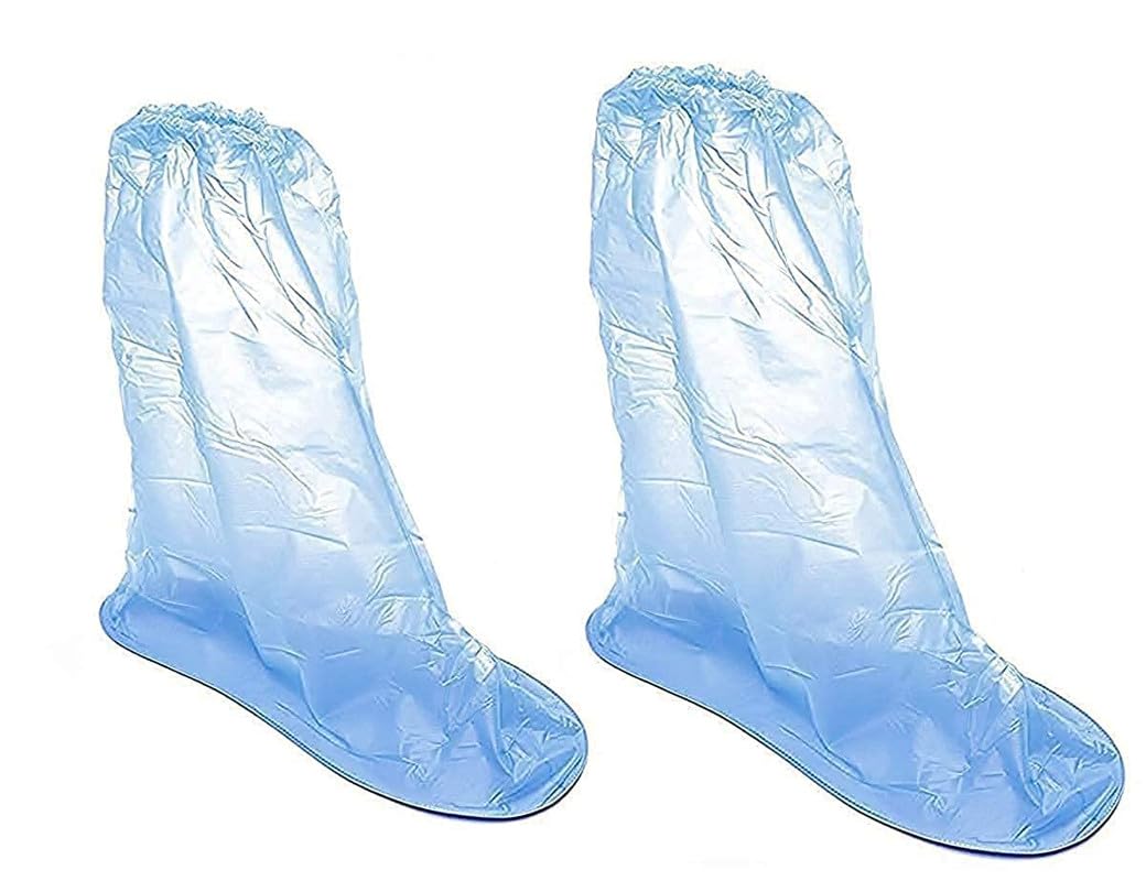 Dkriva PVC Plastic Rain/Snow Over Shoe Cover Shoes Rainproof ...