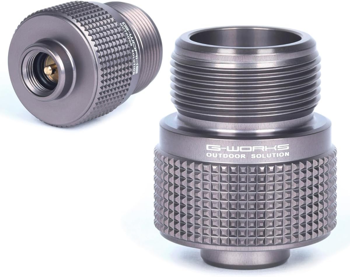 G-WORKS EPI adapter Gas Adapter Converts/Use A Lindal Valve Canister ...