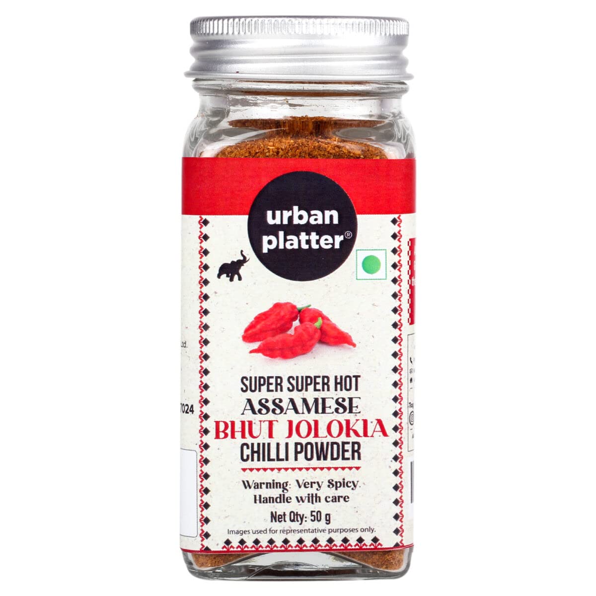 Buy Urban Platter Assamese Bhut Jolokia chilli Powder, 50g [1 Million ...