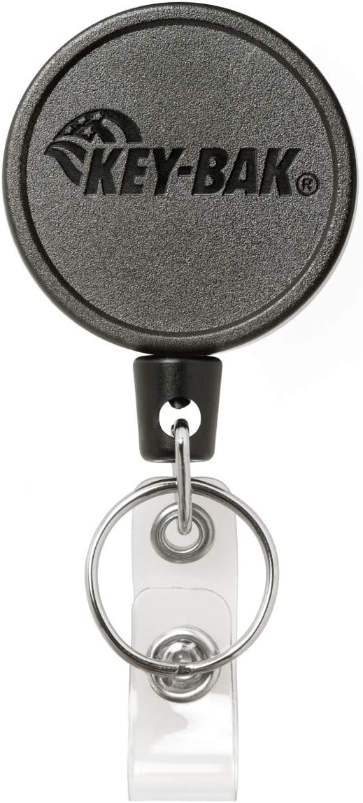 Key-BAK MID6-Duo Heavy Duty Badge Reel and Keychain That Holds 10 Keys ...